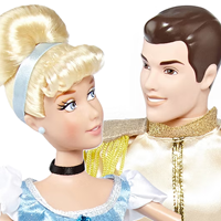 Disney Classic Dolls JCPenney Cinderella and Prince Charming