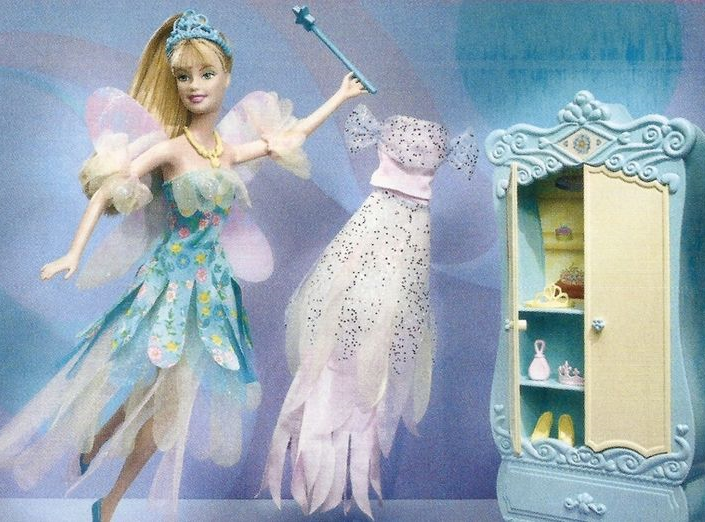 Barbie 2004 Princess Collection Wardrobe Princesses Pixie Princess