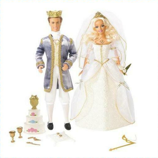 Barbie 2005 Princess Collection Cinderella Wedding Giftset Cinderella