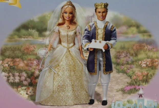 Barbie 2005 Princess Collection Cinderella Wedding Giftset Cinderella