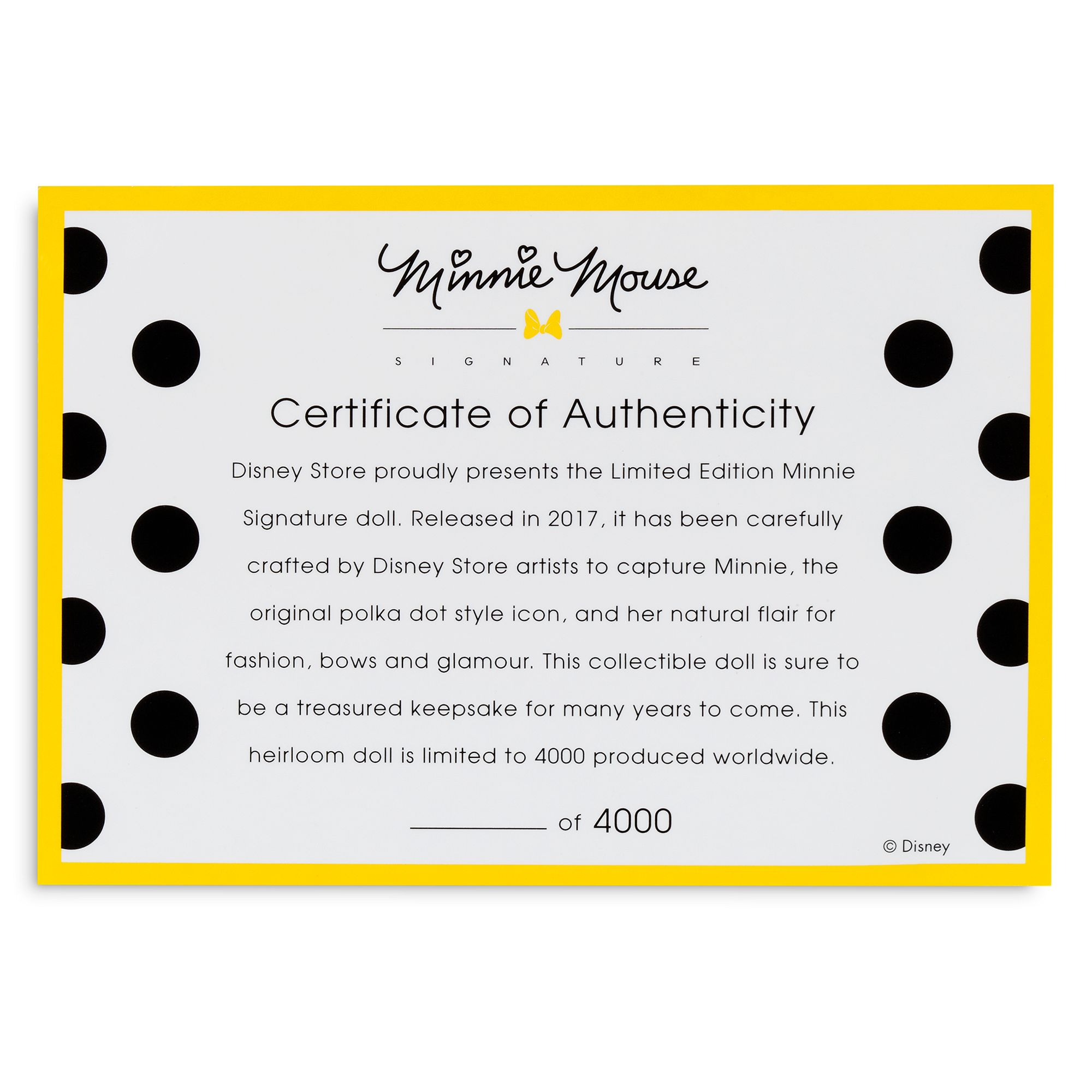 Disney Designer Collection Signature Minnie Mouse 2