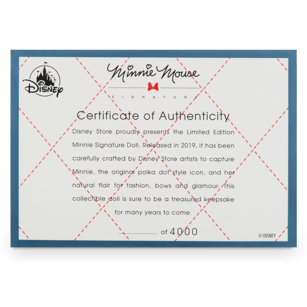 Disney Designer Collection Signature Minnie Mouse 4