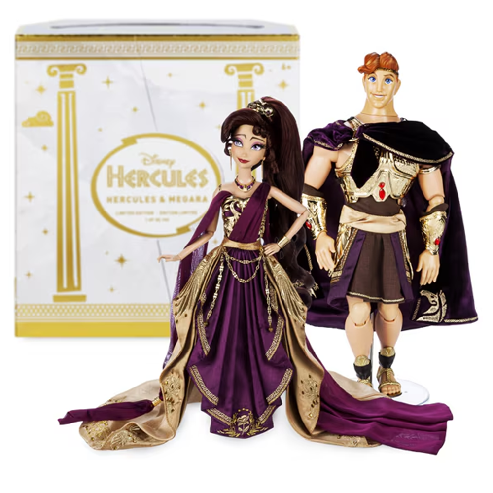 Disney Collector D23 Megara and Hercules Doll Set
