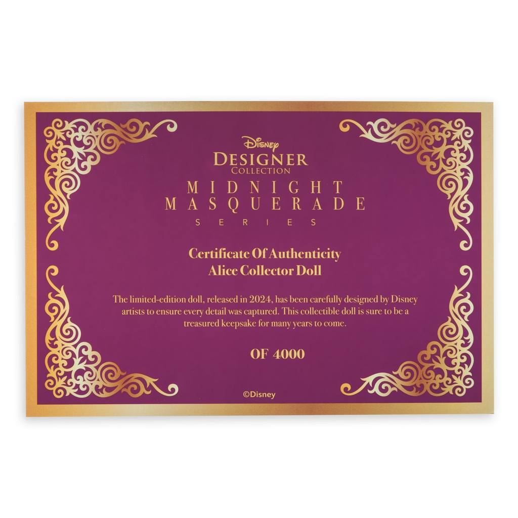 Disney Designer Collection Midnight Masquerade Alice Doll
