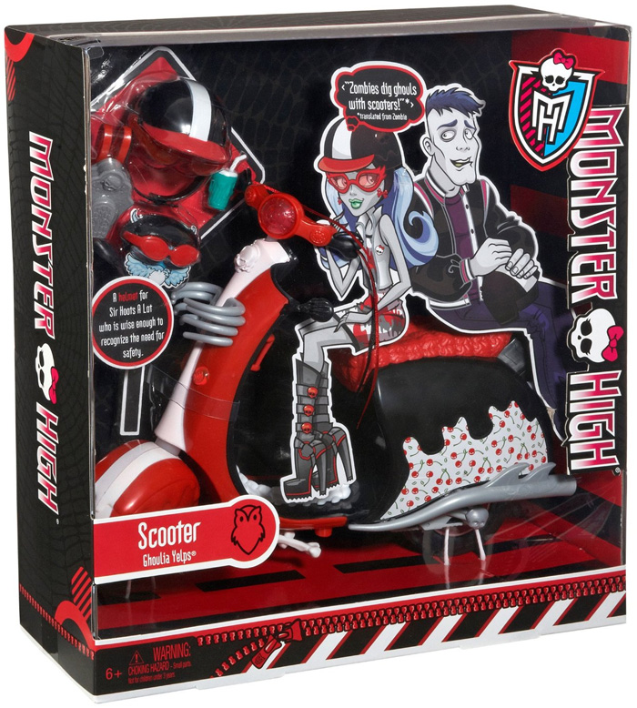 Monster High Generation 1 Ghoulia Yelps Scooter