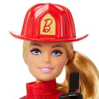Barbie 2024 You Can Be Anything Fire Station Playset with Firefighter ...
