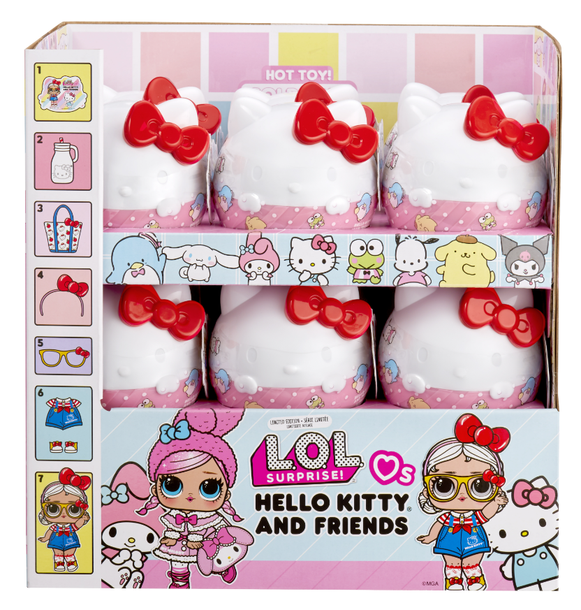 LOL Surprise Tots Loves Hello Kitty and Friends Kuromi QT
