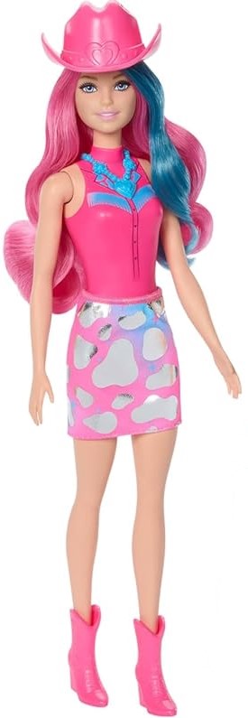 Barbie 2024 Color Reveal Cowboy Series Pink Cowboy Hat Barbie