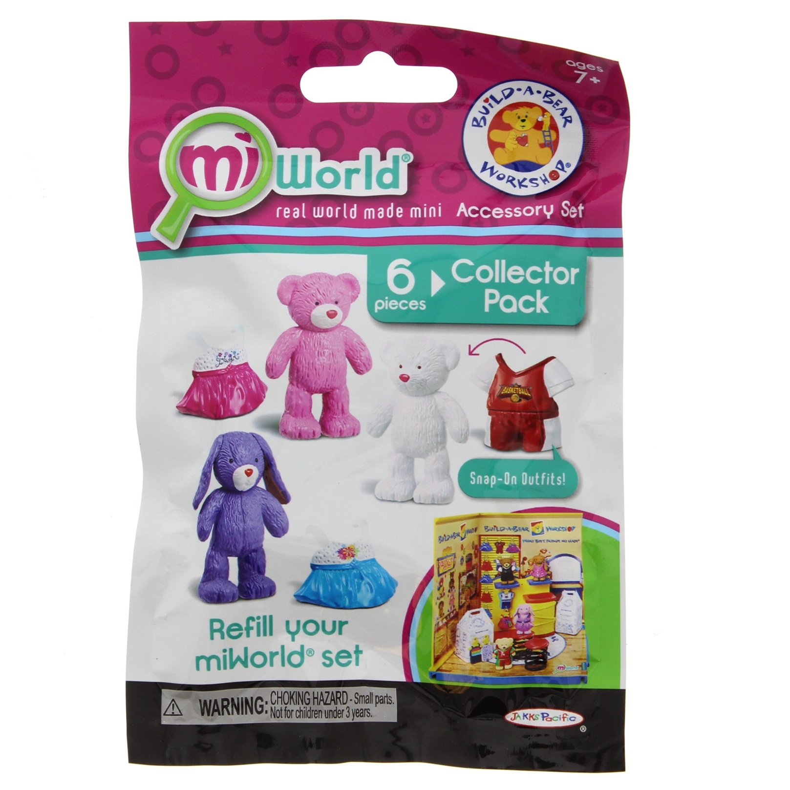 MiWorld Collector Pack Build a Bear Workshop Accessory Set 6pc