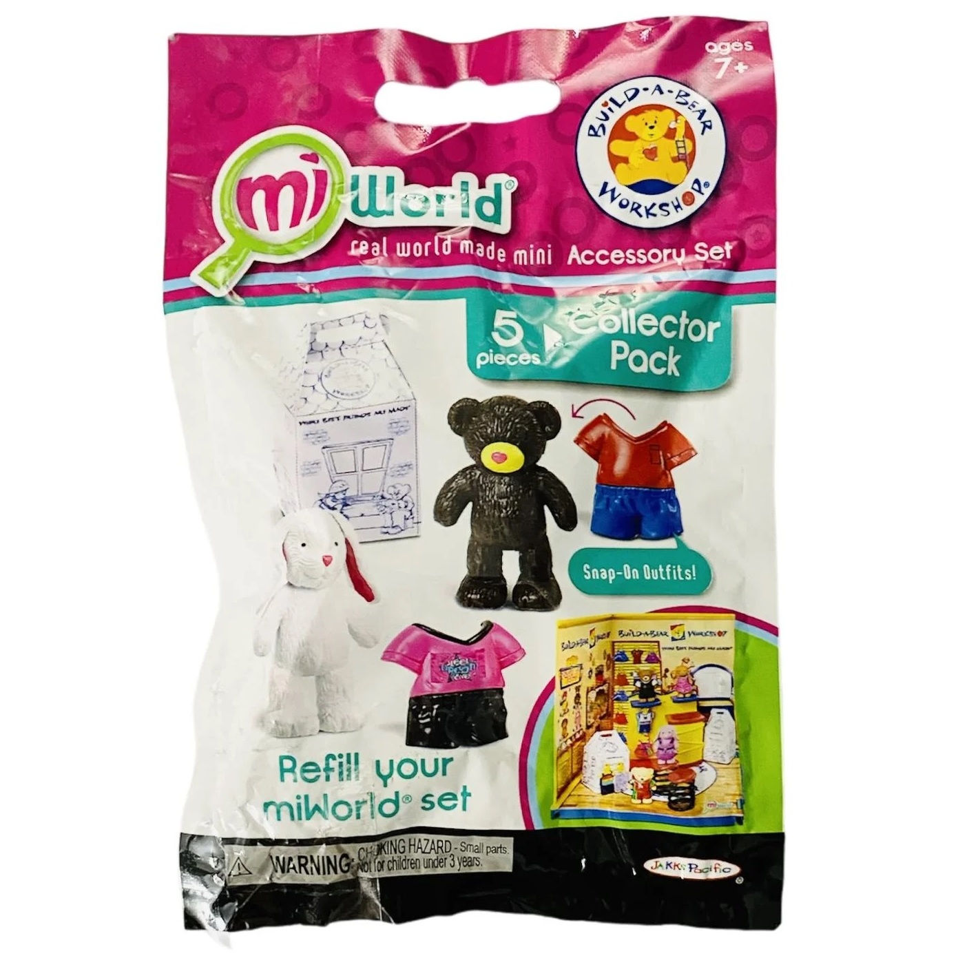 MiWorld Collector Pack Build a Bear Workshop Accessory Set 5pc