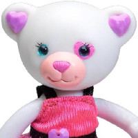 Playmates Build a Bear Workshop Furbulous Fashion Friends Fancy Bear