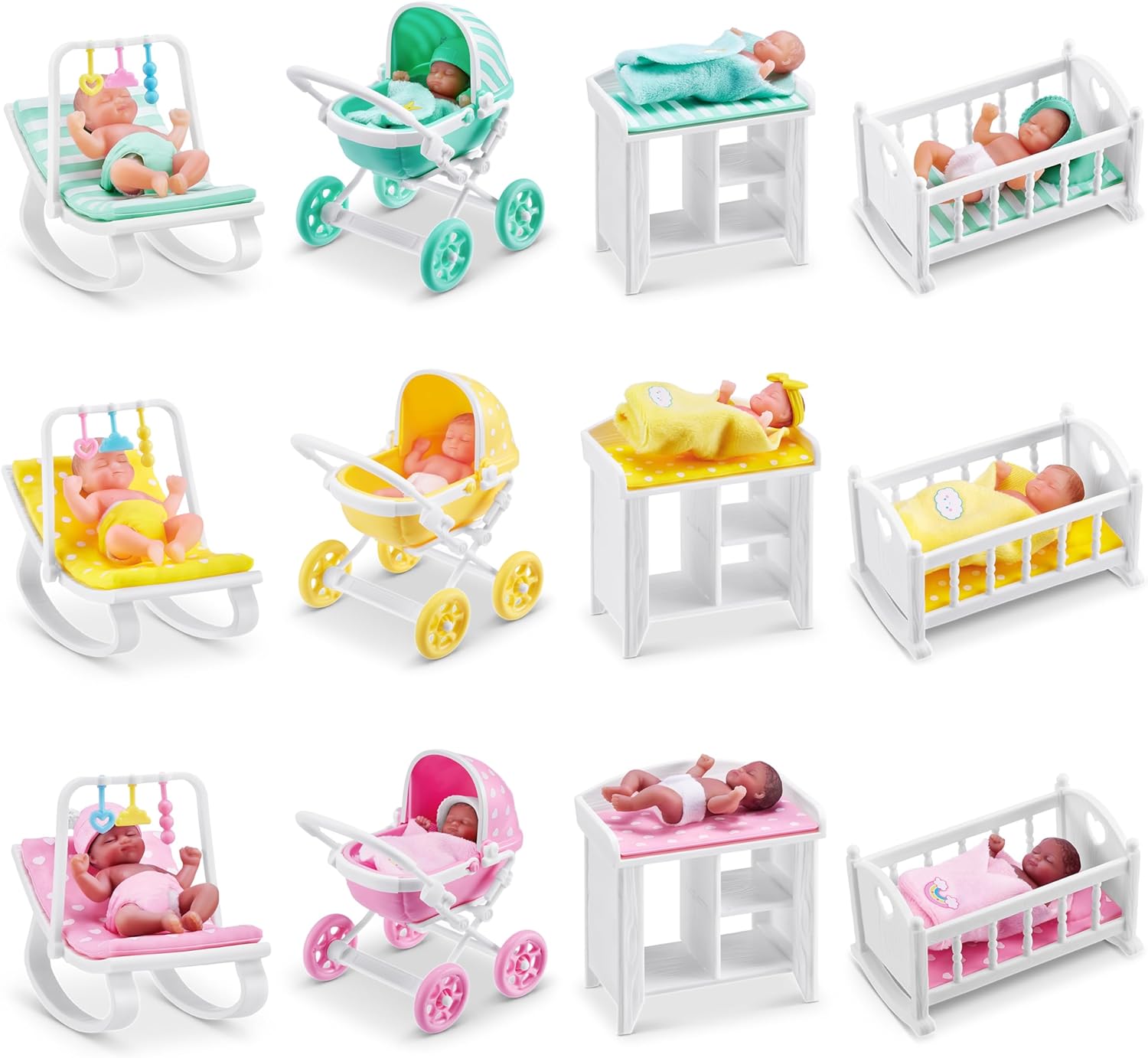 Zuru My Mini Baby Series 1 Green Diaper Change