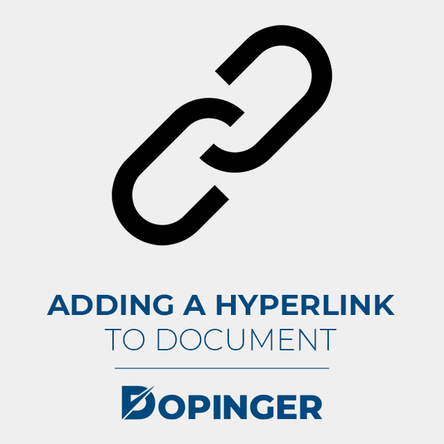 How to Make a Hyperlink: Step by Step Guide - Dopinger