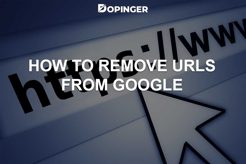 Removing URLs from Google: 5 Ways to Remove - Dopinger
