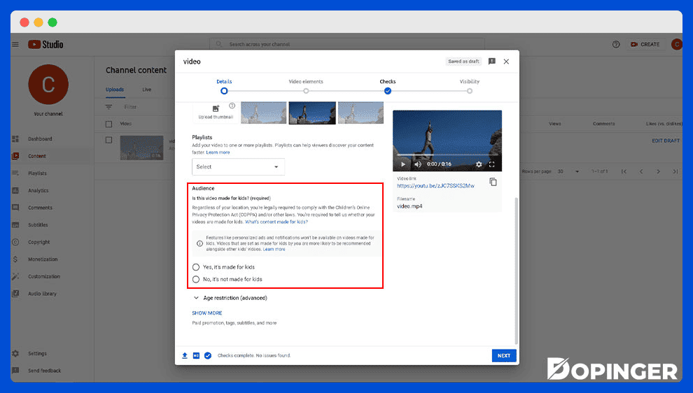 How to Upload a Video to YouTube Step by Step - Dopinger
