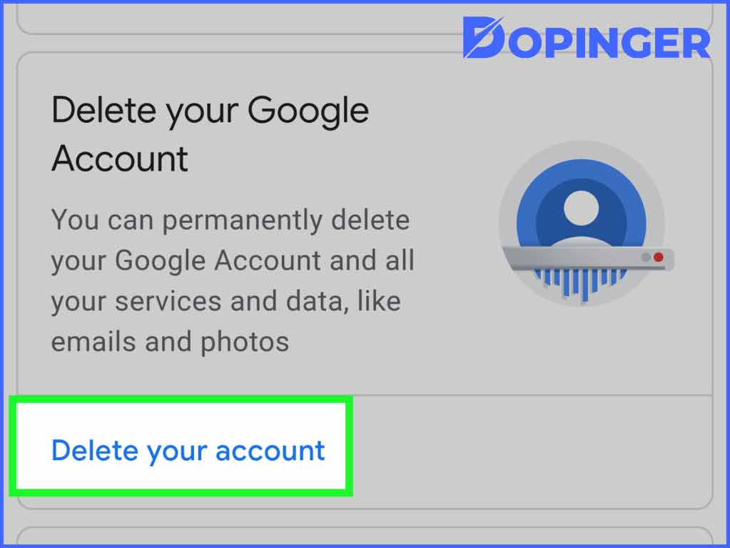 How to Delete Google Account? (Brief Guide) - Dopinger Blog