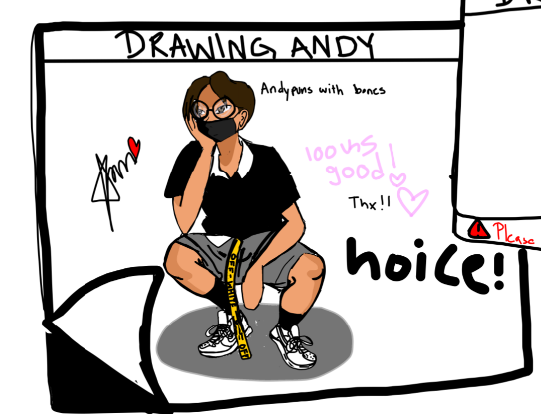 Drawing Andy in my style | Gallery | HelloPaint