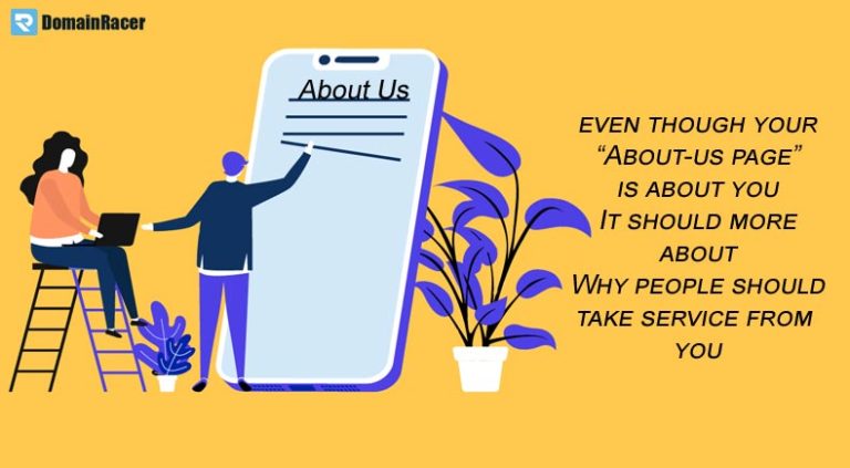 Create About Us Page – How to Write Best One?(Guide) – DomainRacer