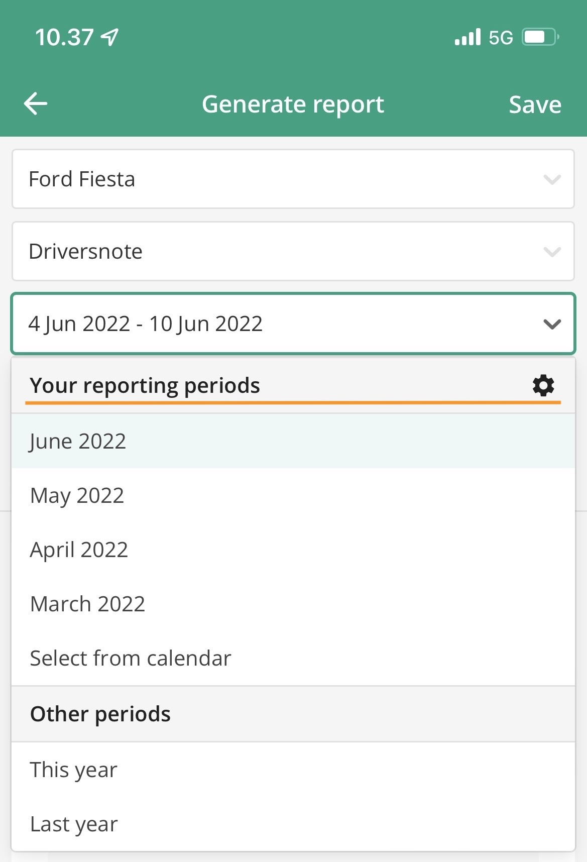 How to create a report - Driversnote Knowledge Base
