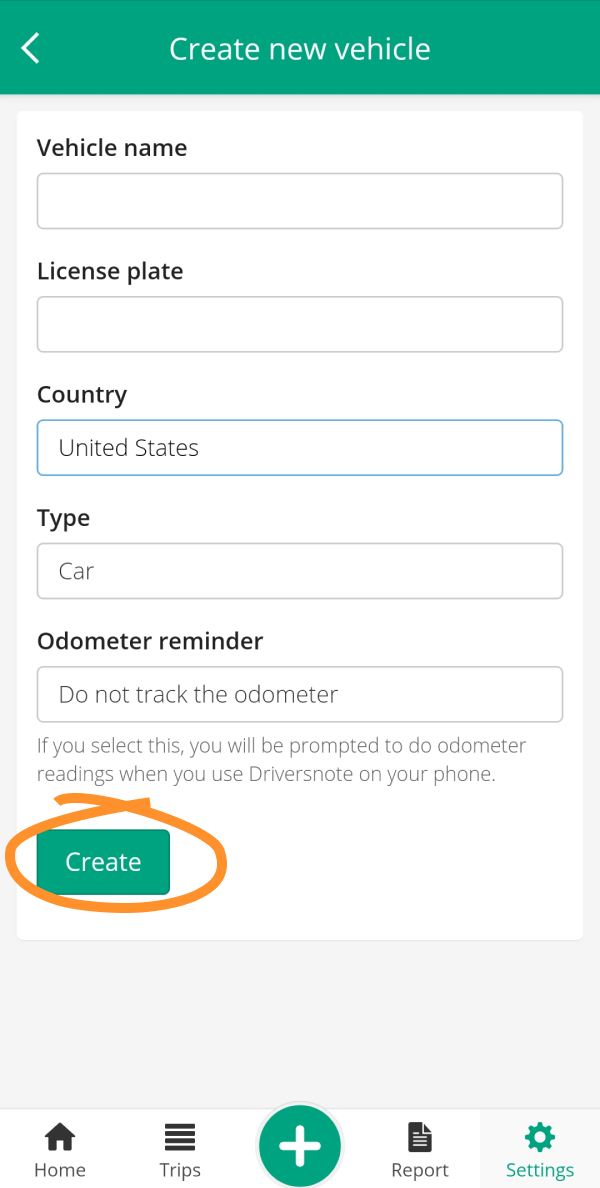 How to add a new vehicle - Driversnote Knowledge Base