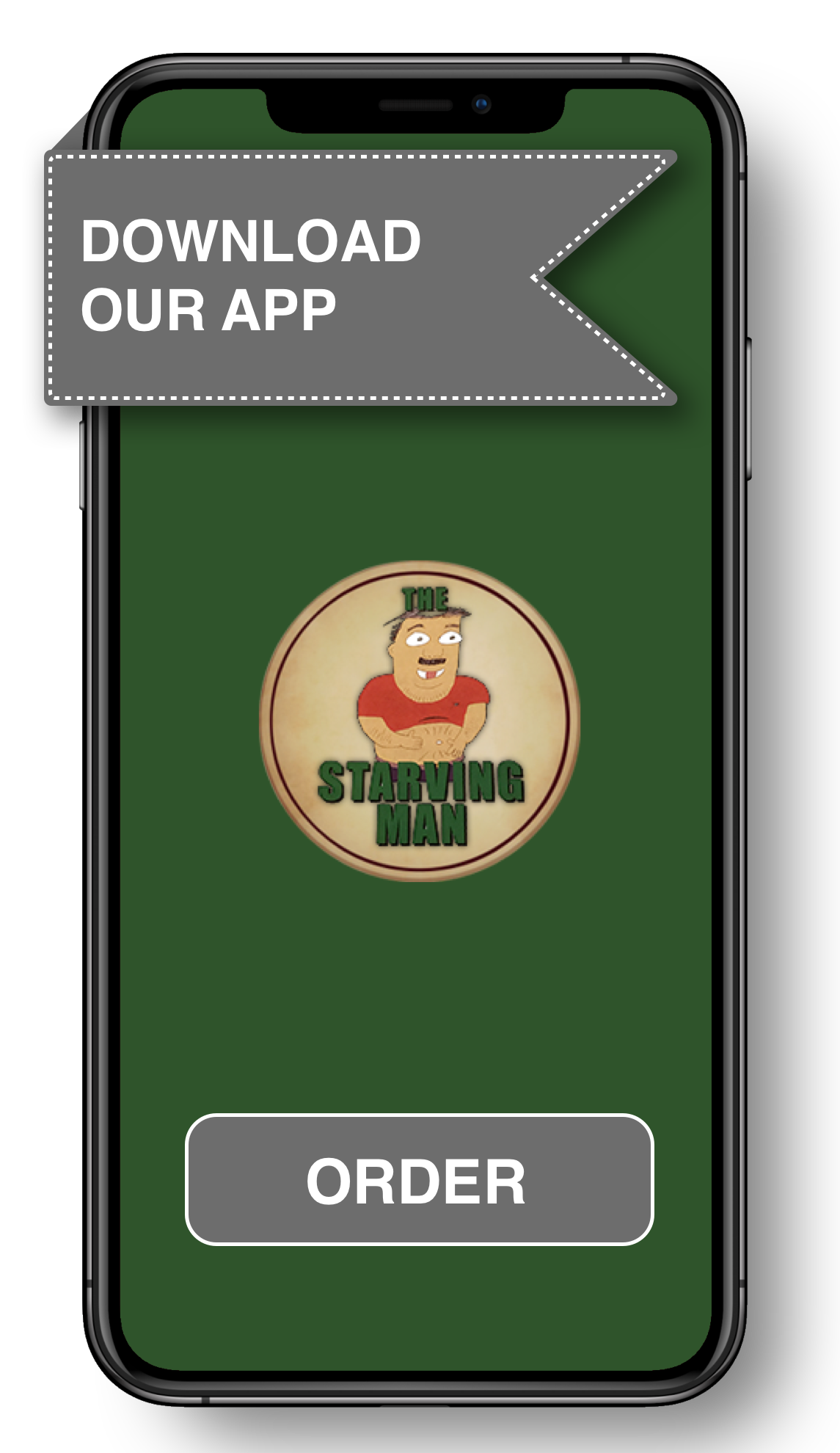 Starving Man - Order Online