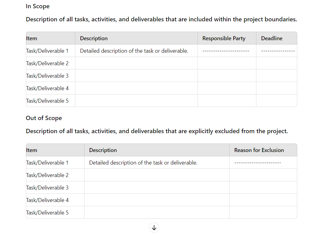 FREE Project Scope Template to Keep Your Project on Track