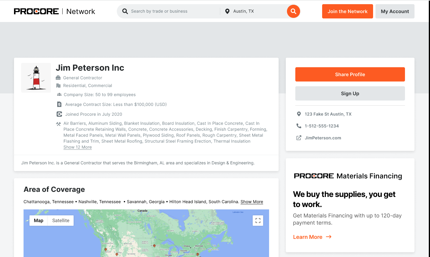 Procore Construction Network vs. Downtobid (2024)