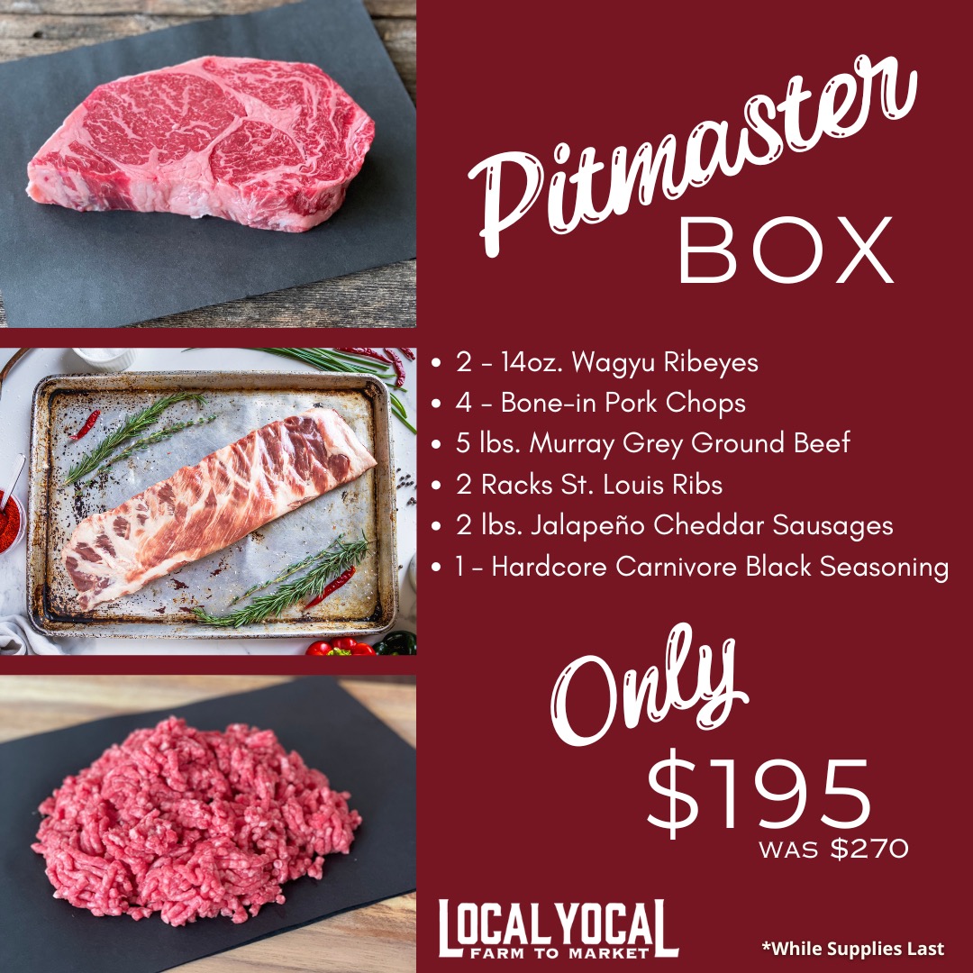 Local Yocal Farm to Market | Pitmaster Box