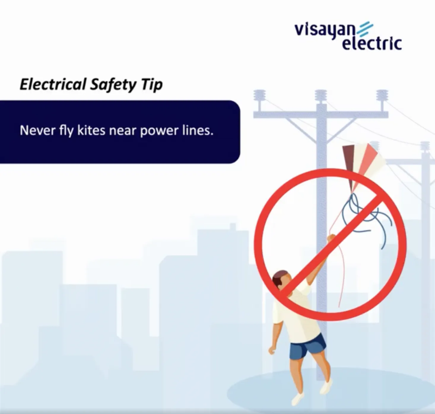 Visayan Electric miawhag sa publiko nga di magpalupad og tabanog duol ...