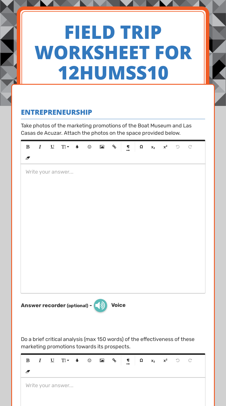 Arts History Social Studies