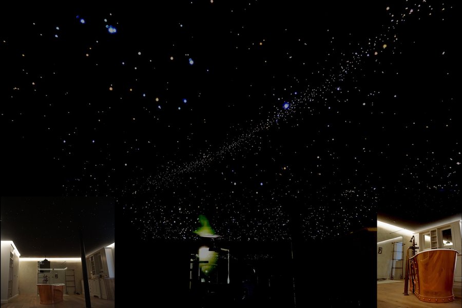 Ithy - Crafting the Cosmos: Building a Bespoke Starlight Ceiling for ...