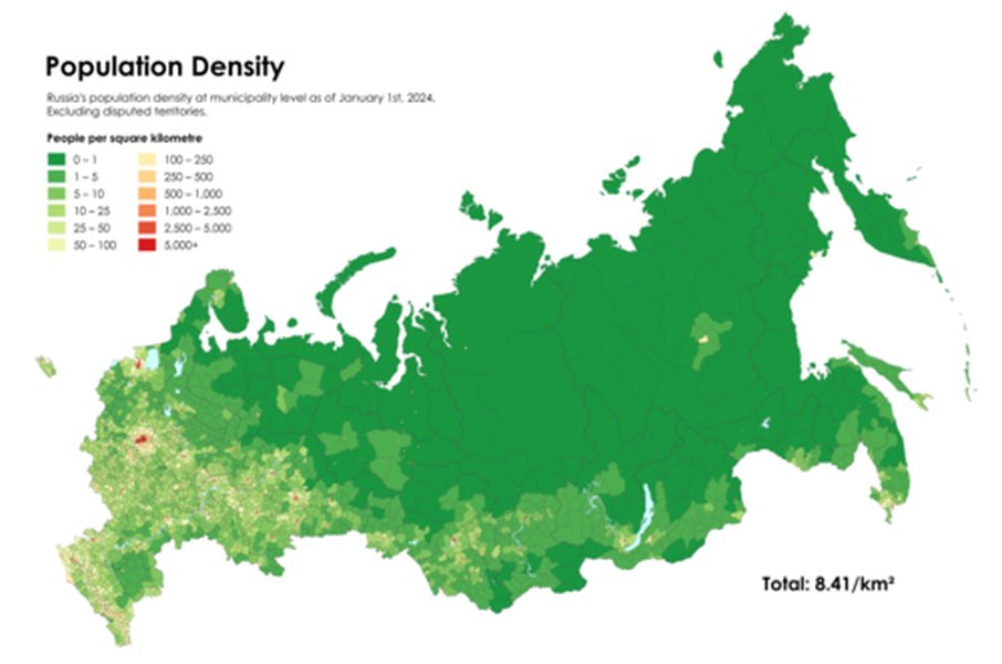 Ithy - Откройте Карту России По-Новому: Загадки Плотности Населения Страны