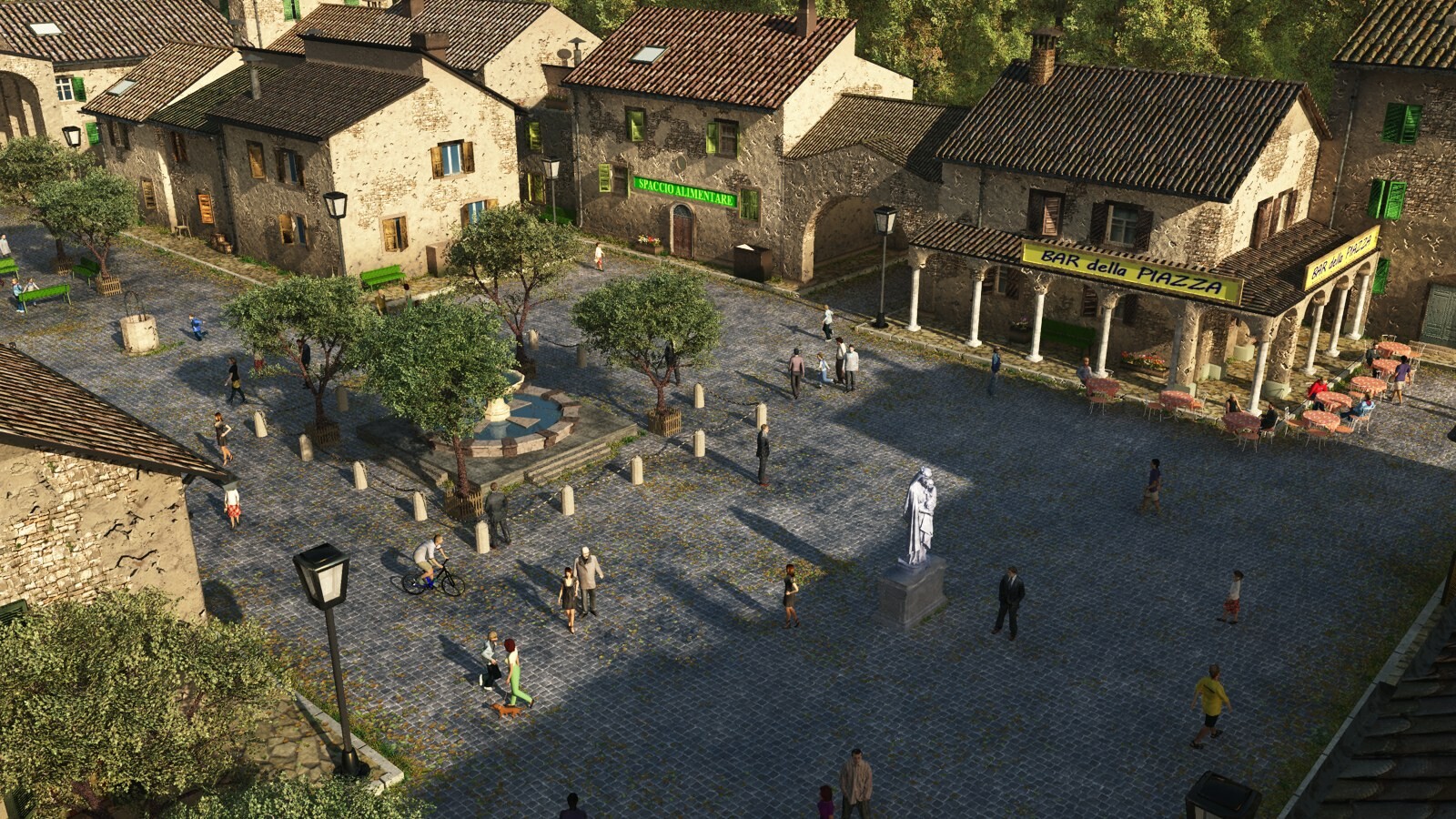 Ithy - Village Scenery in 3D Modeling