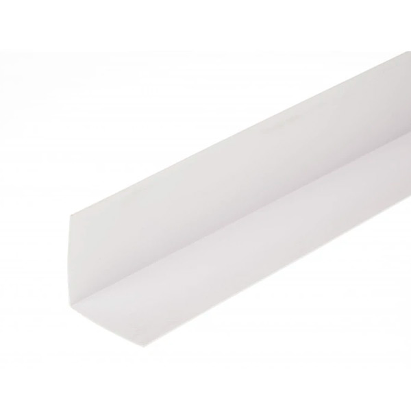 PVC V-ПРОФИЛ 30 Х 30 ММ 2,7 М 001 БЯЛ