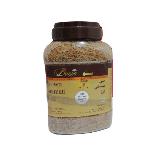 BANNO BROWN FTC BASMATI RICE 1 KG - EasyGrocery