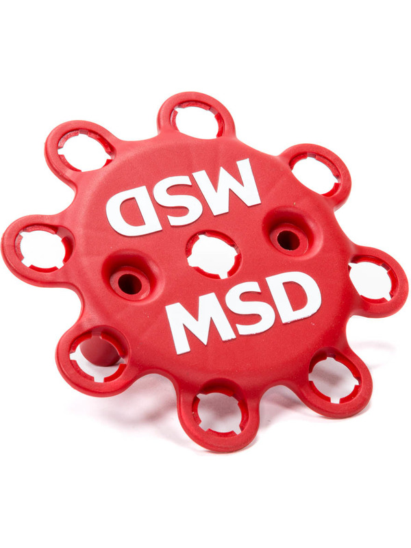 MSD Distributor Wire Retainer - Plastic - Red - MSD HEI Style - Each ...