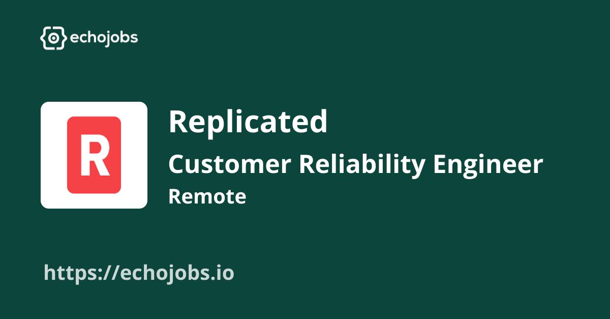 Senior Reliability Engineer (Israel) at Replicated | echojobs.io
