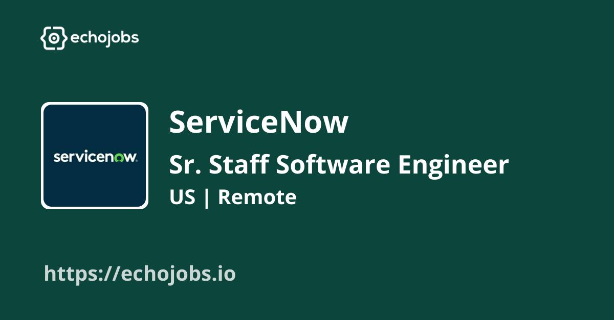 Sr. Staff Software Engineer, Platform Application Lifecycle at ServiceNow
