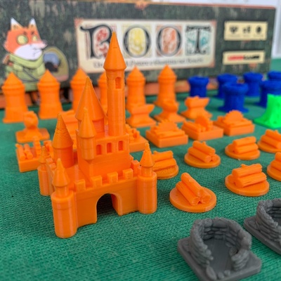 Root: Set 51x Token Deluxe 3D | 3d Element - MagicMerchant.it