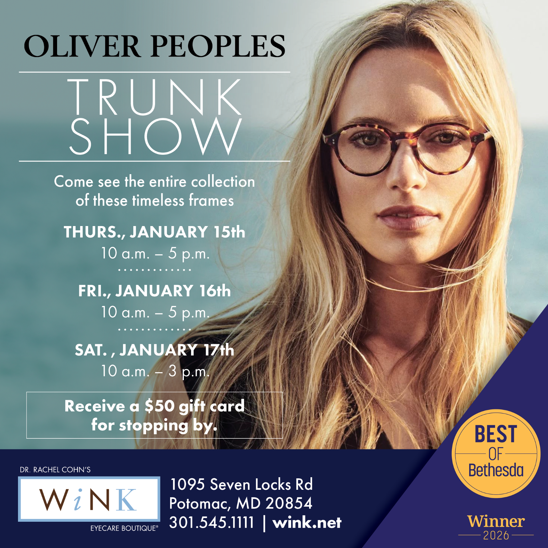 Boutique Eyeglass Frames | Wink Eyecare Boutique