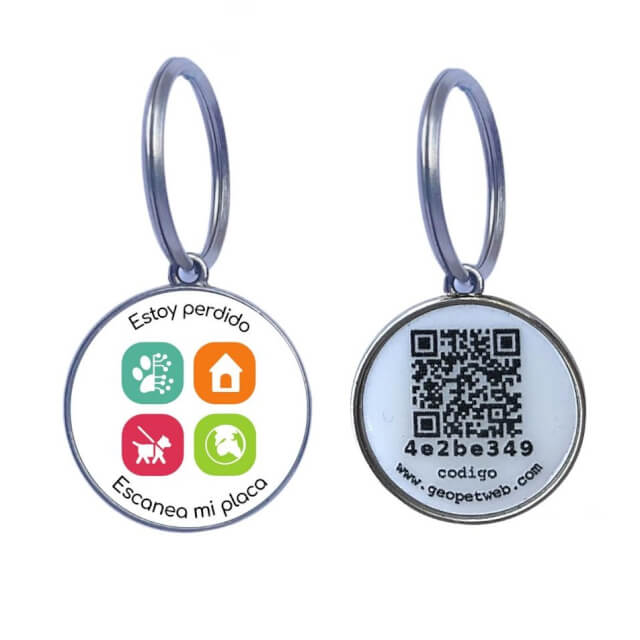 1 unidad / Placa Inteligente Con Geolocalizador / Geo Pet | EnvíosPet
