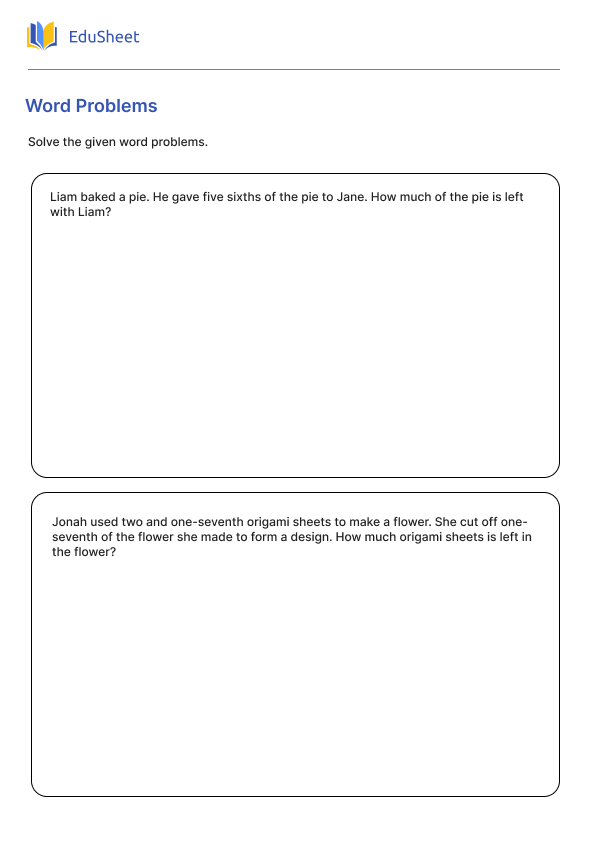 Word Problems Part 9 Worksheets | Free Download at Orchids International