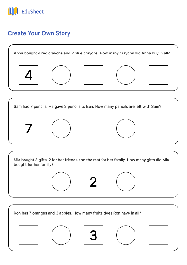Create Your Own Story 2 Worksheets | Free Download at Orchids International