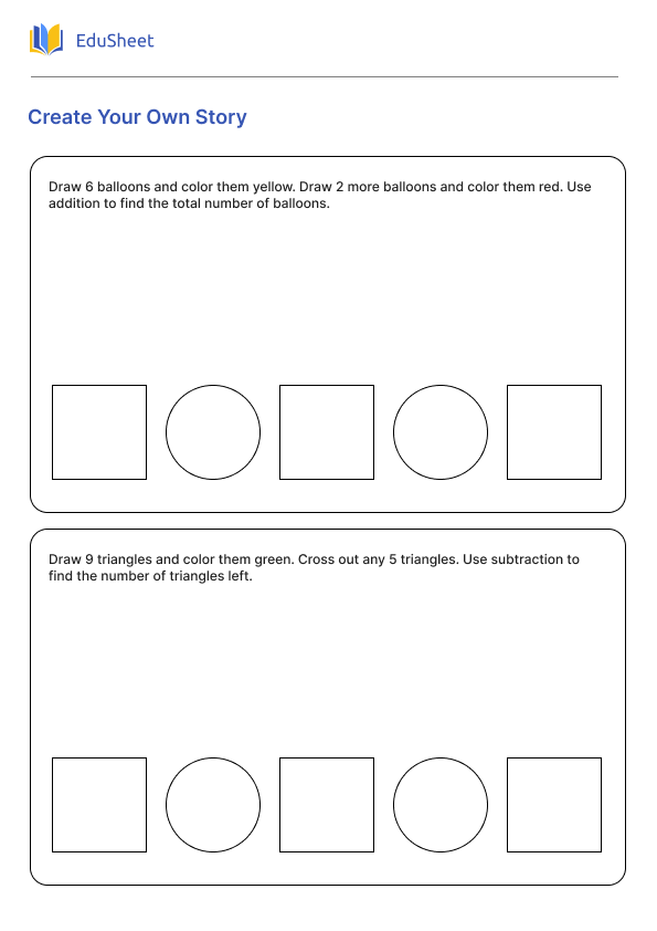 Create Your Own Story Worksheets | Free Download at Orchids International