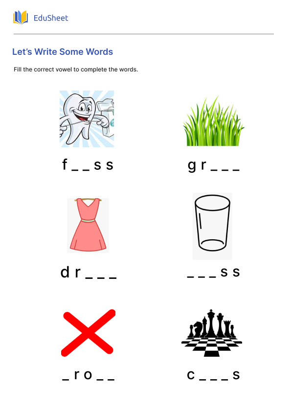 Let’s Write Some Words 3 Worksheets | Free Download at Orchids ...