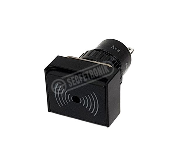 Secfetronik 16mm Rectangle Buzzer Switch 24v Singapore - Eezee