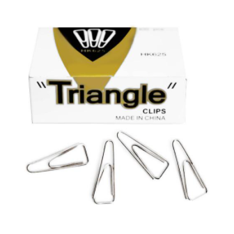 625 Square Paper Clip (triangle) 25mm Singapore - Eezee