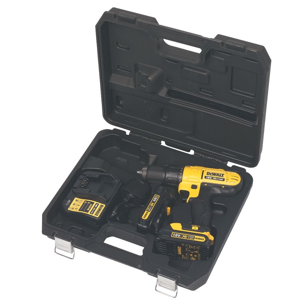 Dewalt Dcd776c2 18v Hammer Drill Driver With 1.3ah Li-lon Batt ...