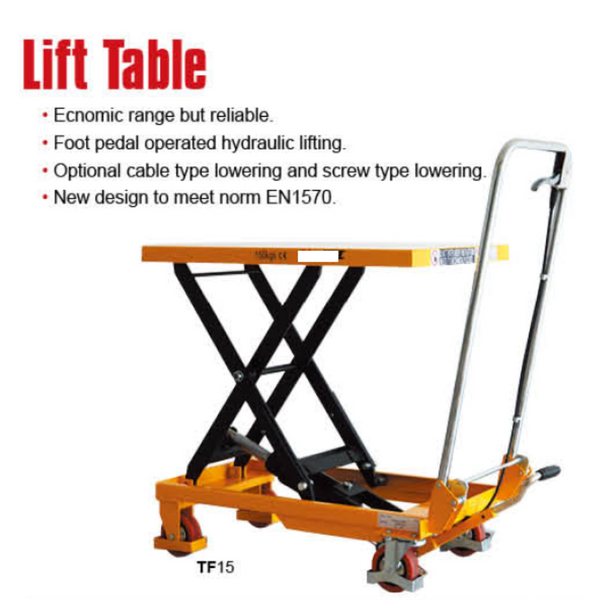 Table Lifter - Credit Terms Available - Eezee