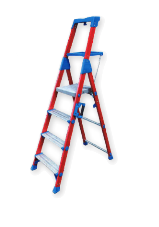 Spider Lite Fiberglass 3-7 Step Platform Ladder Singapore - Eezee